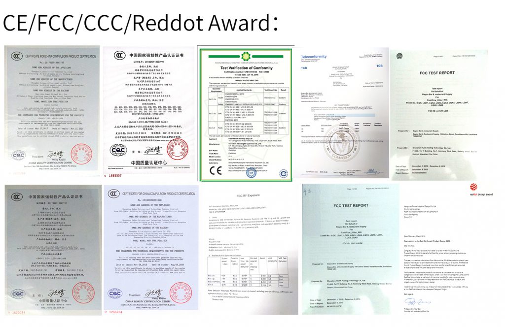 POS System Certificates & Awards - CashCowPOS